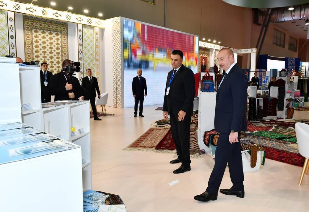 Ilham Aliyev Explores Turkmen Products at SPECA Exhibition | Photo Report