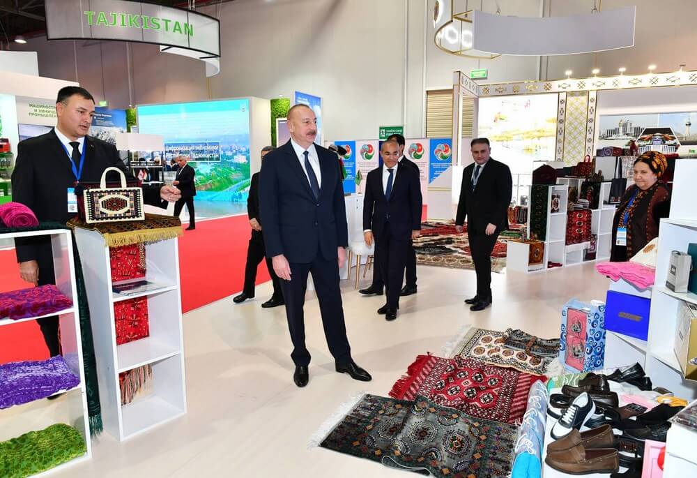 Ilham Aliyev Explores Turkmen Products at SPECA Exhibition | Photo Report