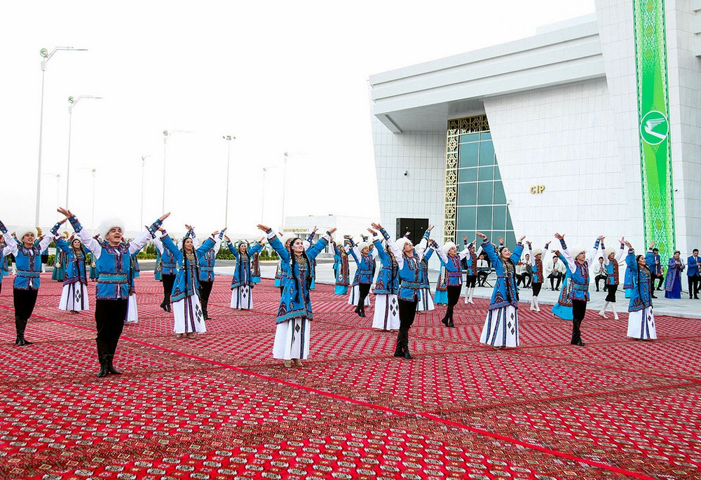 Türkmenistanda täze Balkanabat Halkara howa menzili açyldy | Fotoreportaž